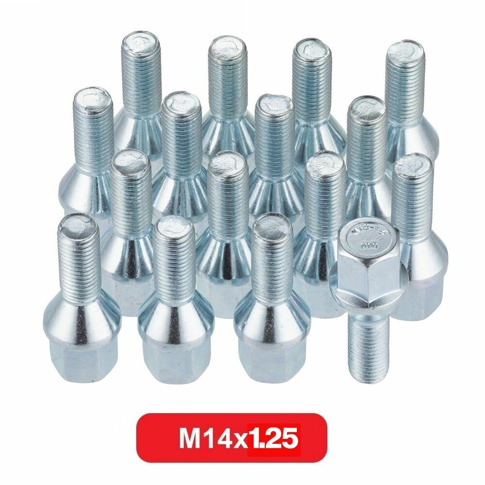 Комплект болтов LS S-966-08 Zn, M14x1.25