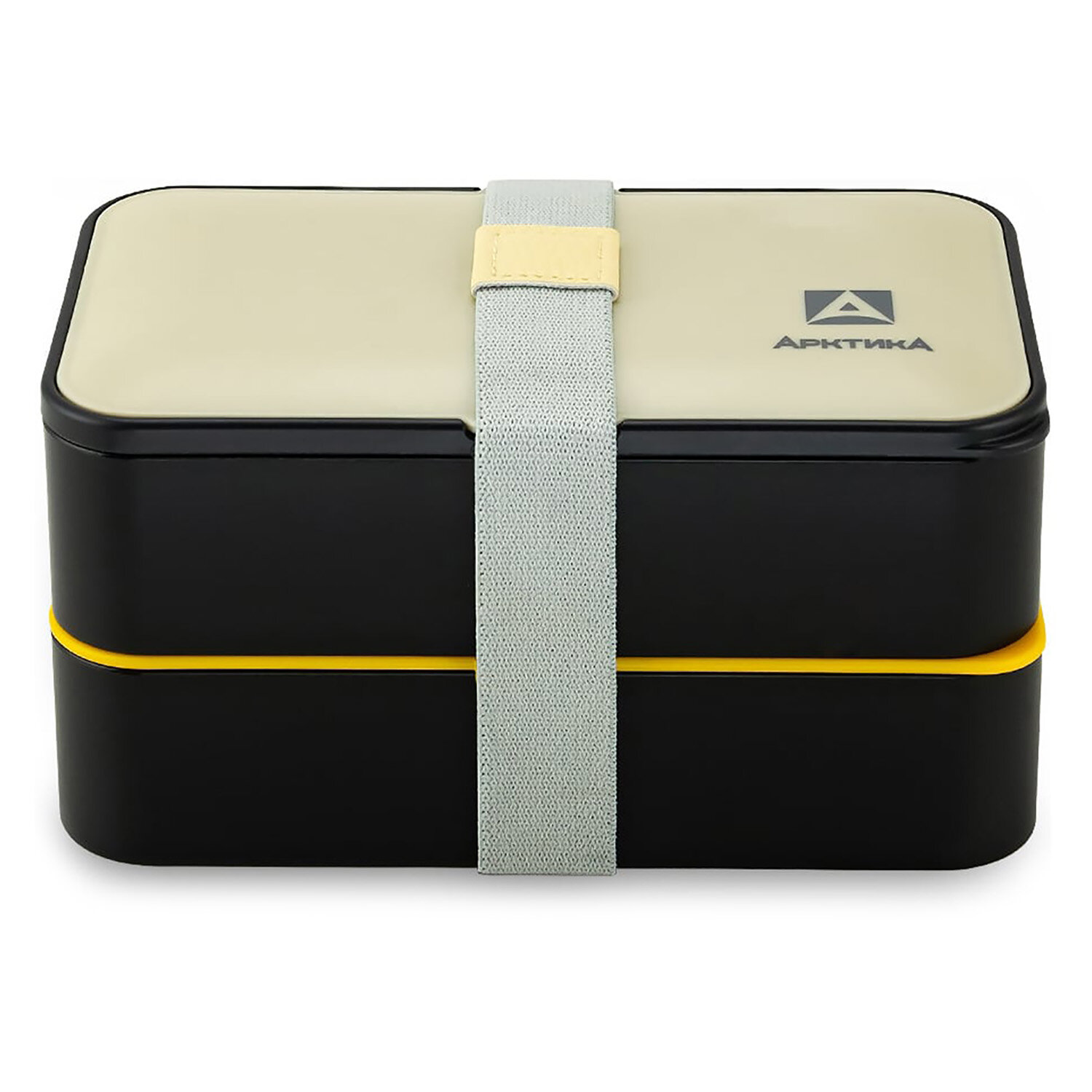 Контейнер для еды Арктика 1200 мл Черный/Бежевый