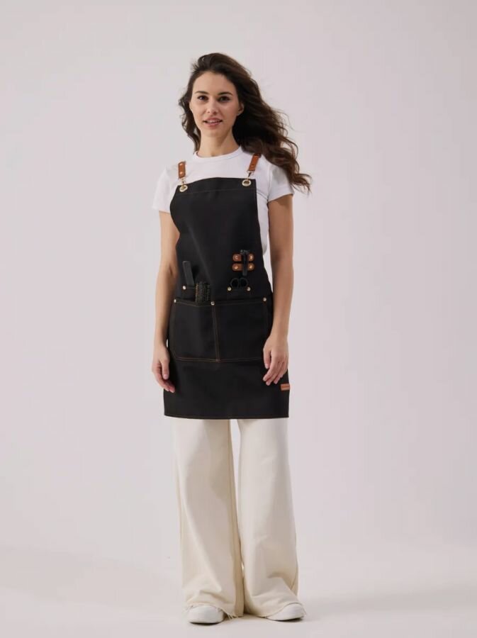 Фартук кухонный непромокаемый поварской с карманами