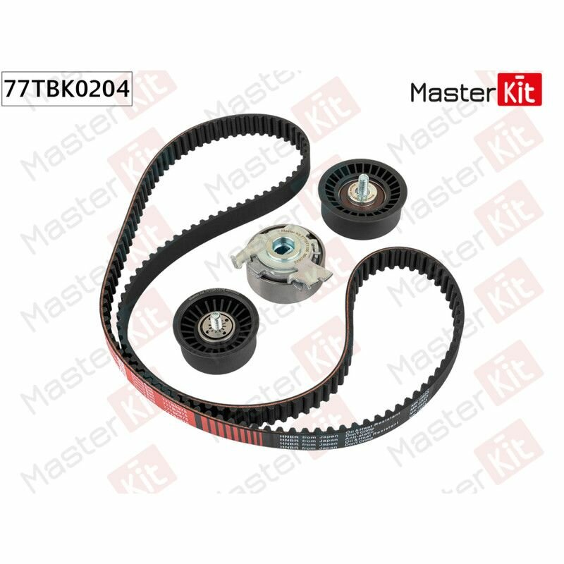 Комплект ремня ГРМ для а/м VAUXHALL Vectra, CHEVROLET Lacetti, OPEL Zafira, MASTERKIT 77TBK0204