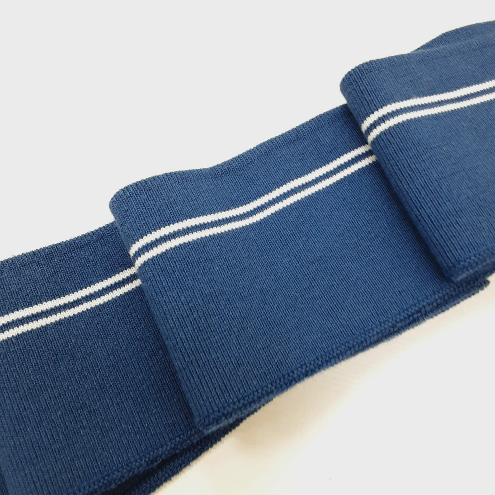 Подвяз-манжет, цвет синий\белые полоски, ширина 6см, длина 90см, хлопок