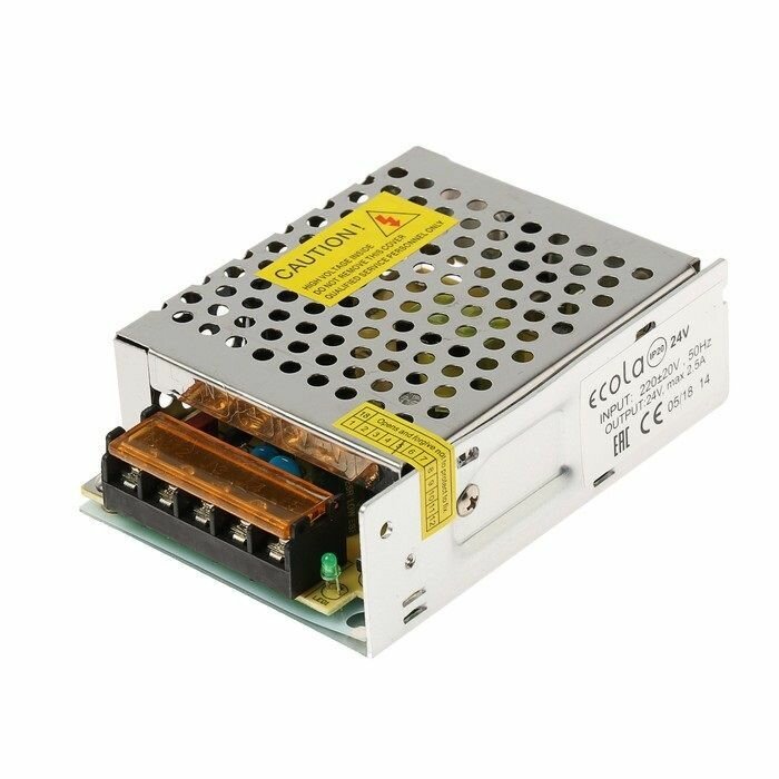 Ecola Блок питания для светодиодных лент 24V 60W IP20 (интерьерный) D2L060ESB