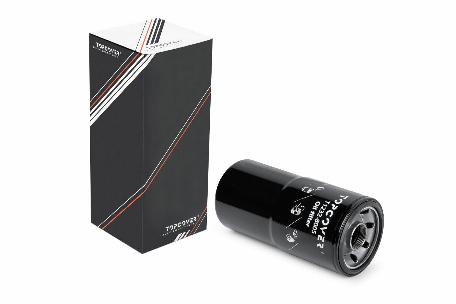 Фильтр масляный, подходит для Foton Auman EST Est, T12328005, TOPCOVER