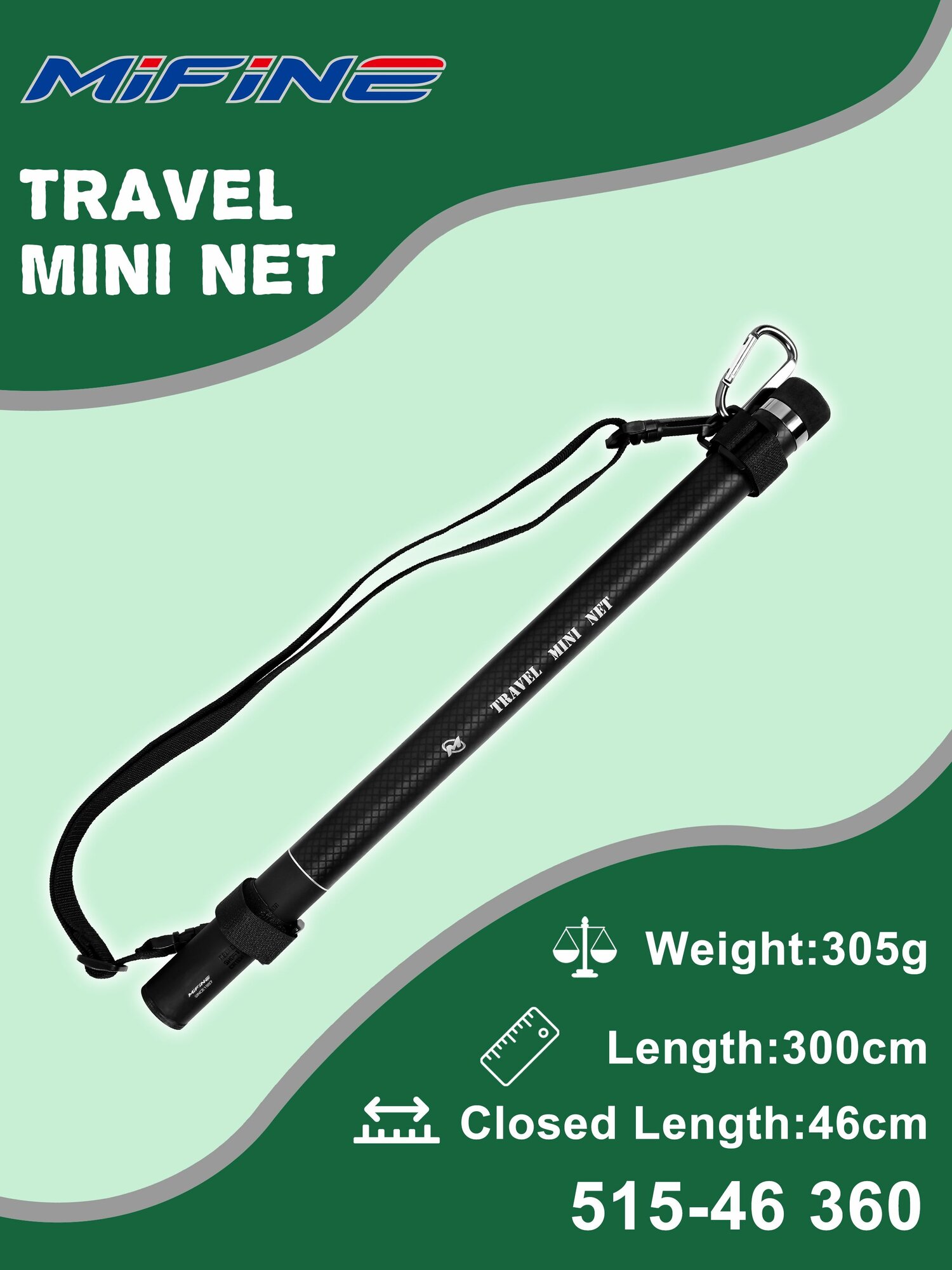 Удилище MIFINE TRAVEL MINI NET