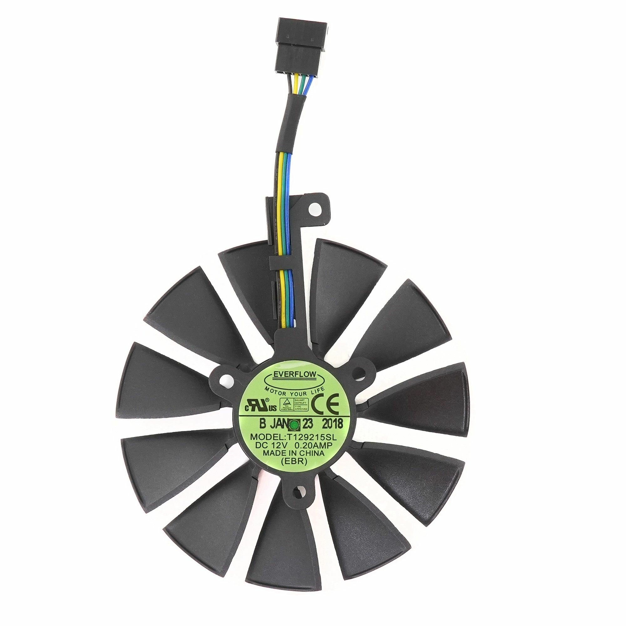 Вентилятор для видеокарты Asus RTX 2060 (5 line 4 pin)