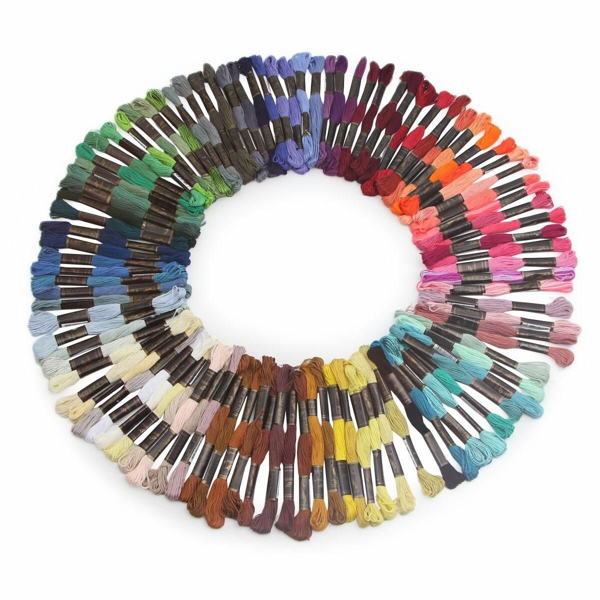 Набор мулине Bestex "Вышивальная палитра №1", 100 мотков по 8 м, 100 цветов