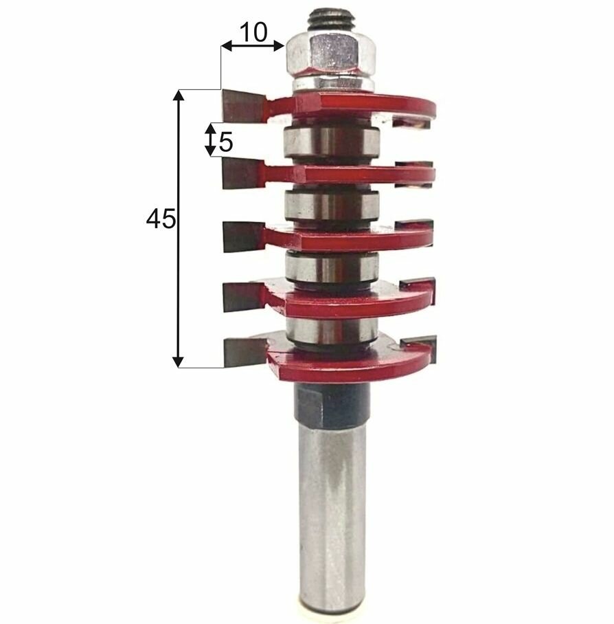 Фреза для сращивания Пазо-Шиповая H45 S12