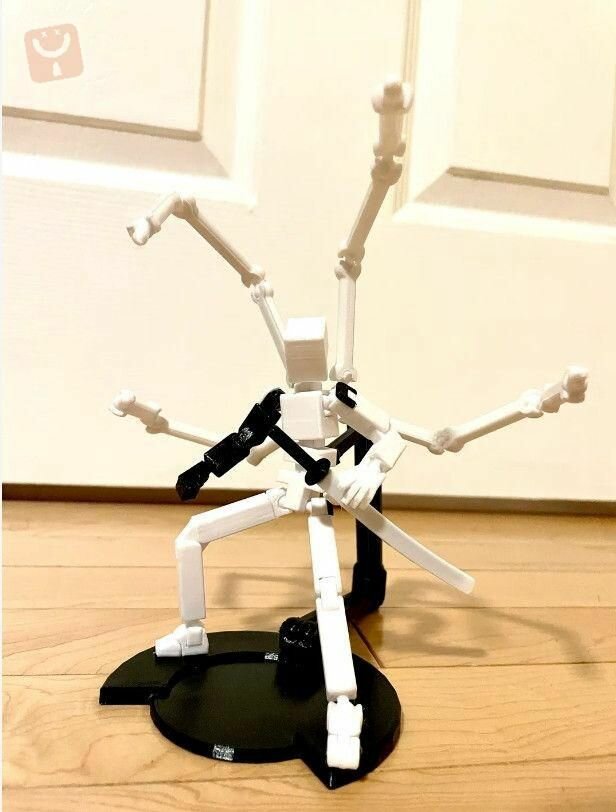 Экшн-фигурка напечатанные на 3D-принтере, подарочное статуэточное оружие 1:12