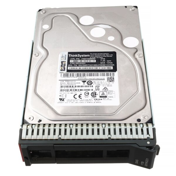 Жесткий диск Lenovo 00YK031 2TB SAS 3,5" HDD