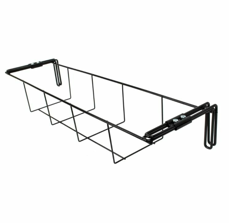 Держатель для балконного ящика металлический 60х18х12 см регулируемый