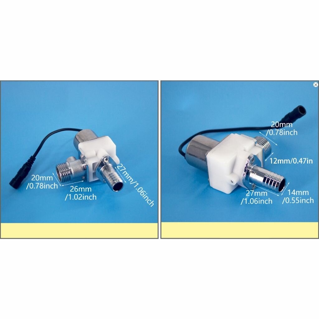 Электромагнитный клапан 6V промывочный клапан крана для писсуара-1