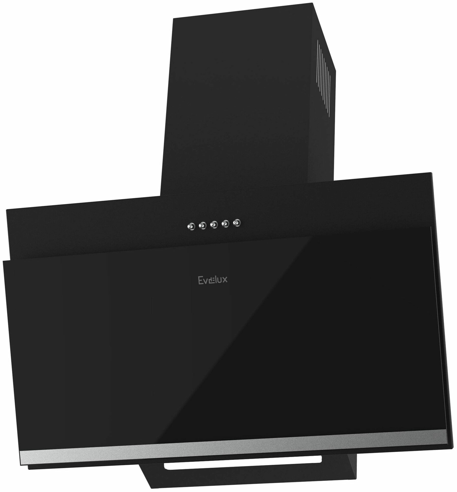 Вытяжка наклонная Evelux WING 60 BG черный