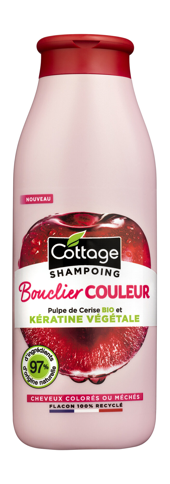 COTTAGE Шампунь Colour Shield Organic Cherry Pulp And Plant-Based Keratin для окрашенных волос, 250 мл