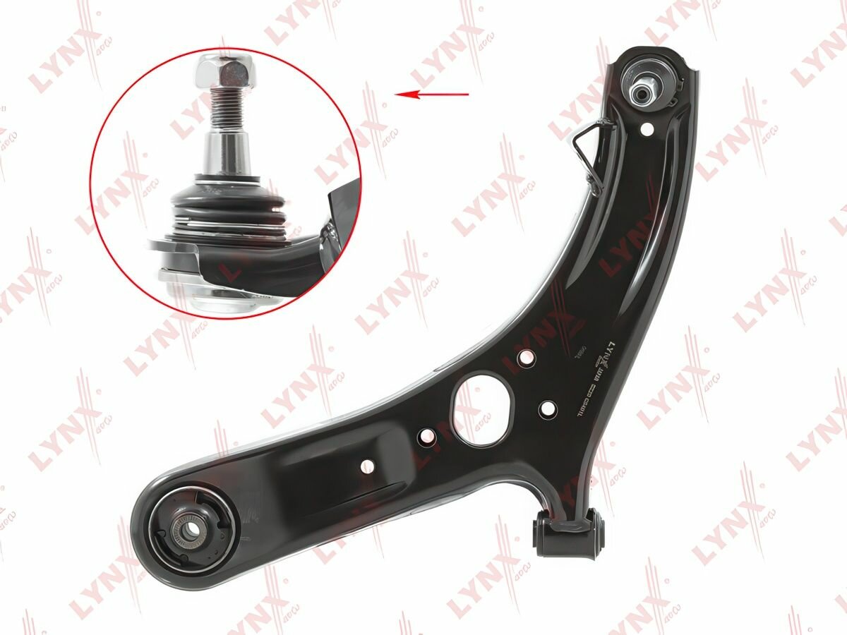 Рычаг передний левый, для Хендай Акцент 4, КИА Рио 3 арт C5481L LYNXAUTO