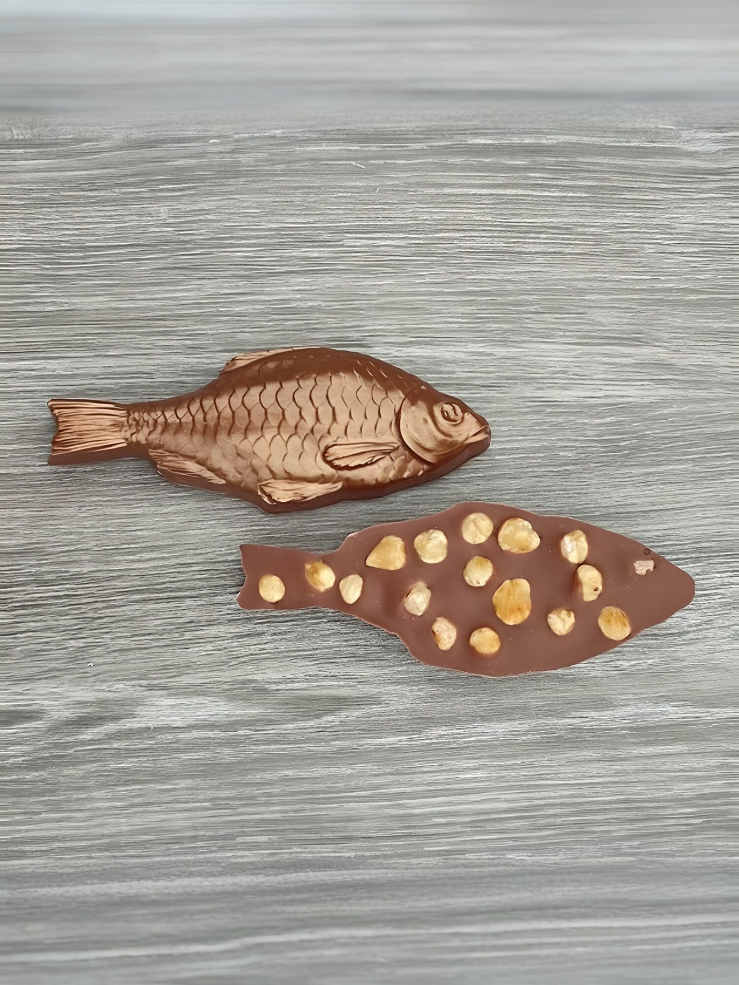 ShokoTrendy Подарок парню/мужчине на 23 февраля Рыба шоколадная молочный шоколад с фундуком