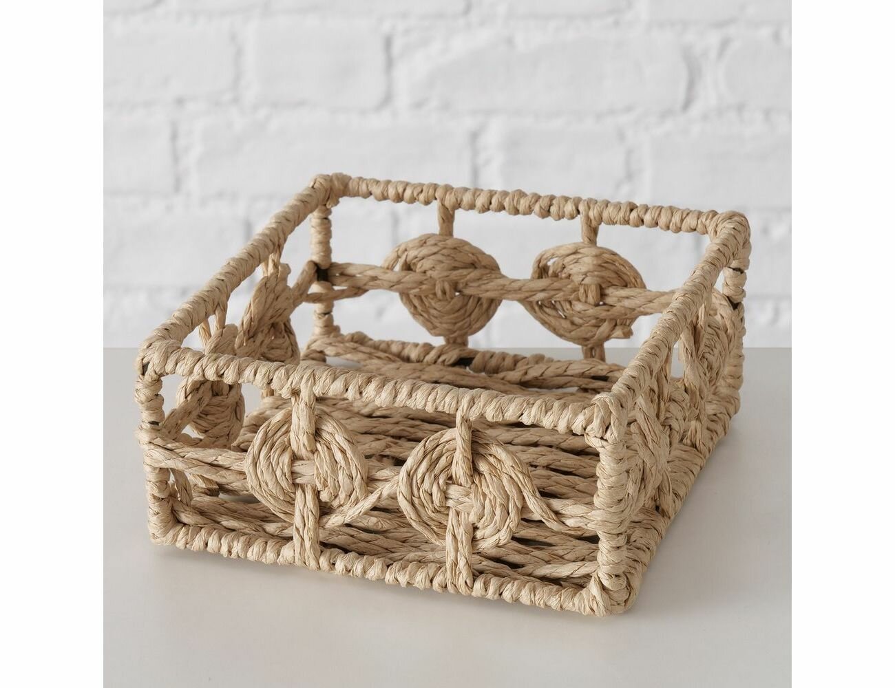 Салфетница местиере, металл, бумага, 18х6 см, Больтце (Boltze) 2033845