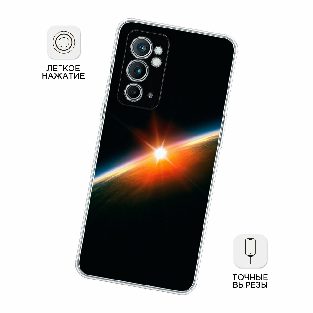 Силиконовый чехол на OnePlus 9RT / ВанПлас 9RT с принтом "Космос 9" — фото 1