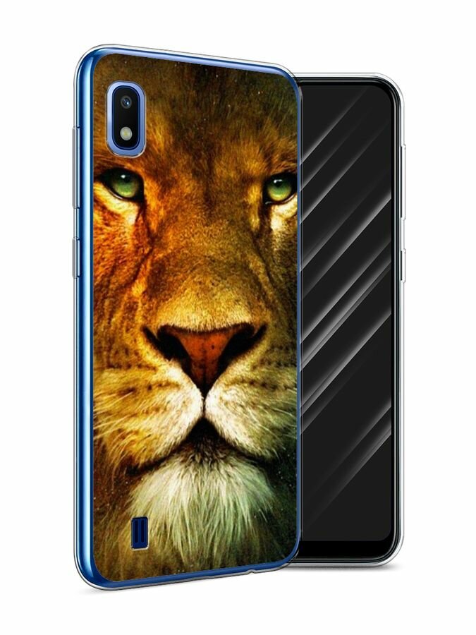 Чехол на Samsung Galaxy A10 / Самсунг Галакси А10 с принтом "Лев арт 8"