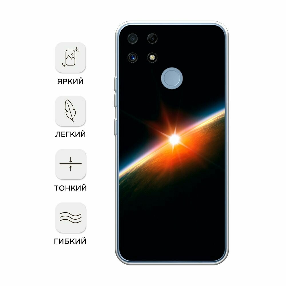 Чехол на Realme C25/C25s / Реалми С25/C25s с принтом "Космос 9" — фото 1