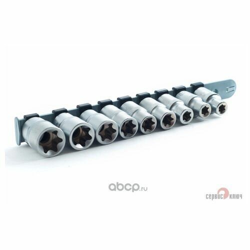 Набор звездочек е10-е24 (9 предметов) 1/2 сервис ключ 76600 сервис ключ 76600