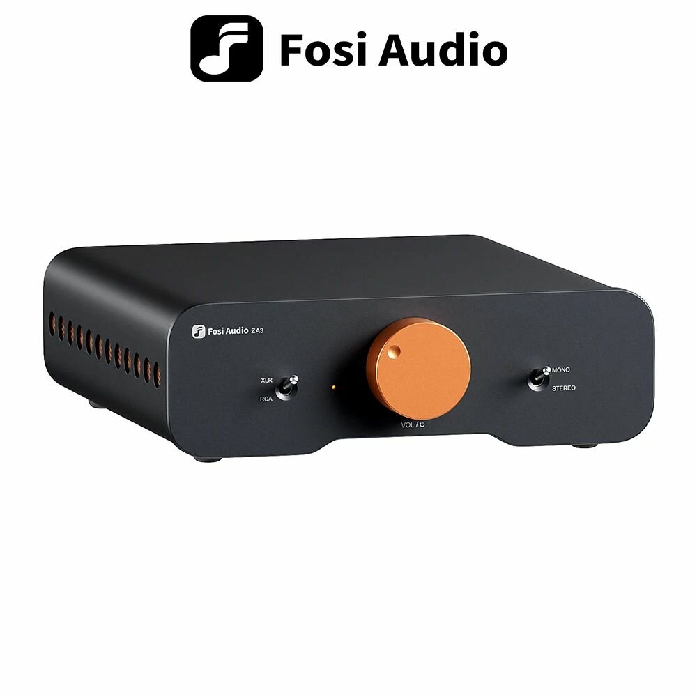 Fosi Audio ZA3 стерео усилитель мощности TPA3255 класса D HiFi аудио усилитель для пассивной книжной полки динамик с XLR / RCA / сбалансированный вход