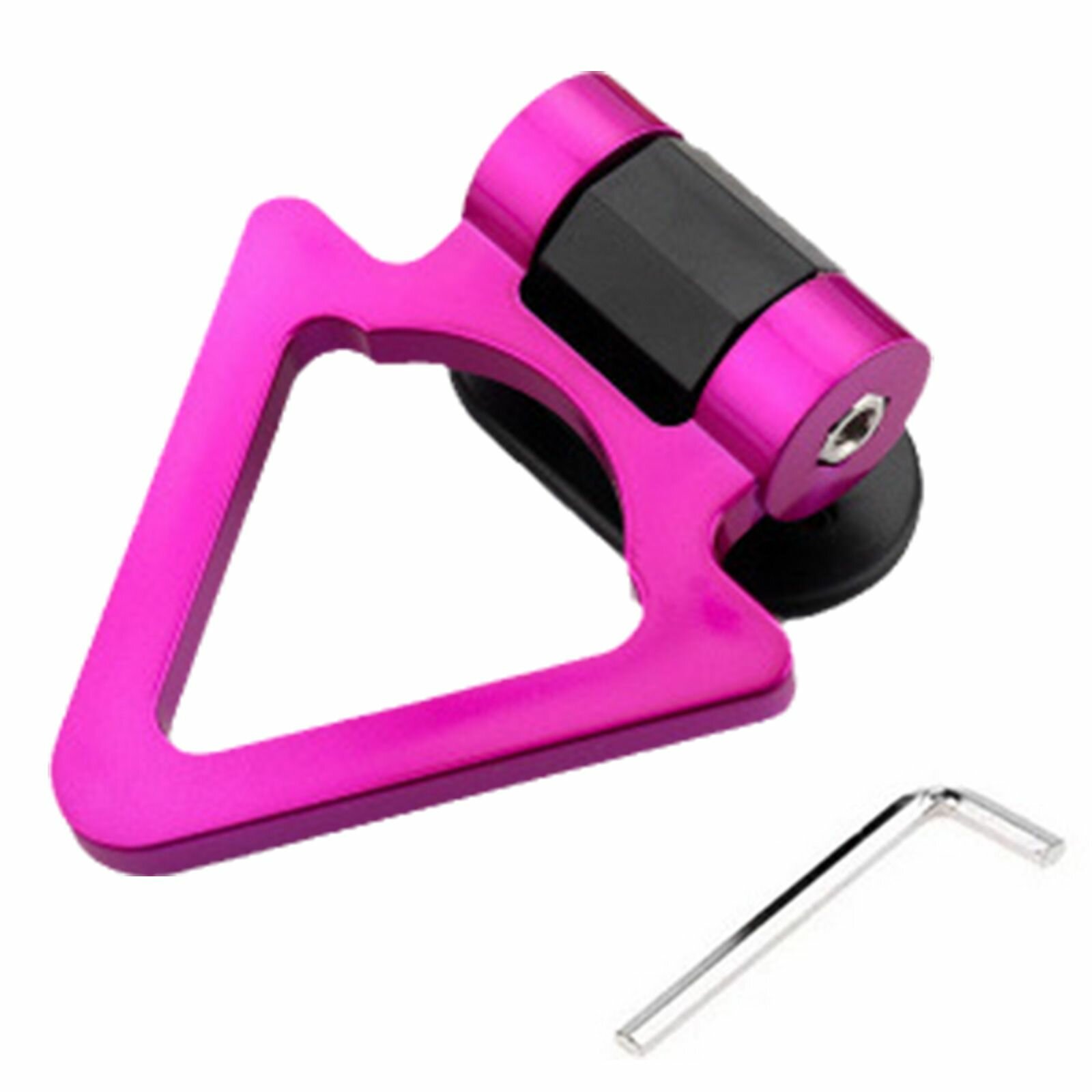 Универсальное красное кольцо в форме автомобильного фаркопа, декор, наклейка на бампер, прицеп, украшение, АБС-пластик, авто буксирные крюки