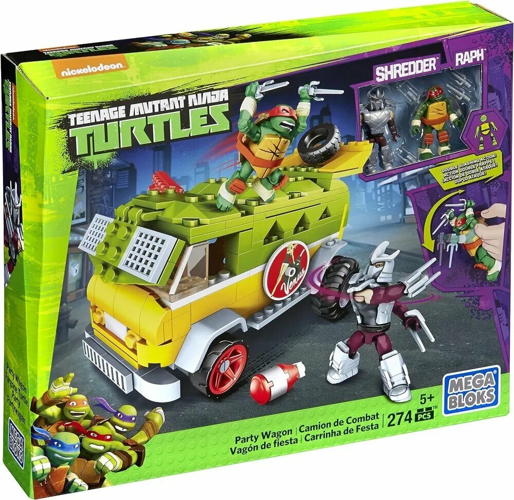 Mega Bloks/Teenage Mutant Ninja Turtles -Повозка для вечеринок