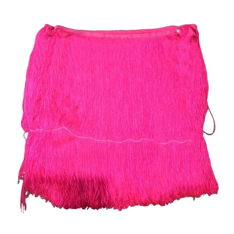 Кружевная бахрома из полиэстера 100 см Розовый, 50cm, 6