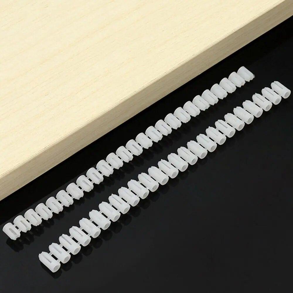 Пластиковые анкера M4 белые 25/30 шт 5