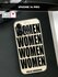 Чехол на Apple iPhone 14 Pro / Айфон 14 Про с принтом Women black