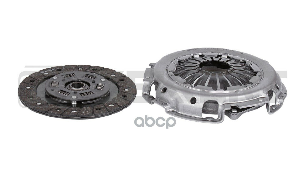 Комплект сцепления без подшипника Renault Clio III 05- Duster 12- Fluence 10- Megane II III 02- Zekkert арт. ks-4114