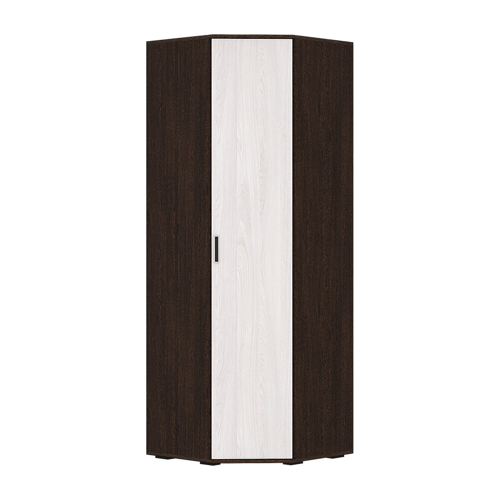 "Белла" шкаф угловой венге/ясень белый (BTS)