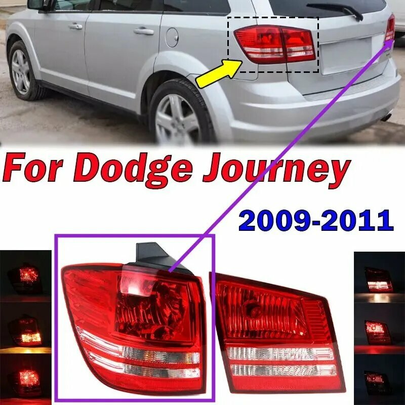 Фары автомобильные, Задний фонарь, 1 шт, арт. Dodge Journey 2009 - 2011 Outside Without Bulb