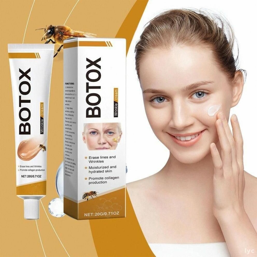 Эксклюзивный тонизирующий крем BOTOX 20 г с экстрактом пчелиного яда для лица