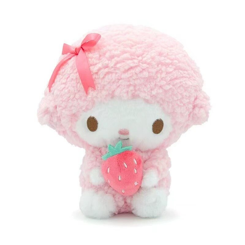 22 см плюшевая кукла Piano с клубникой и официальной лицензией Sanrio, объятиями характерная игрушка для коллекционеров