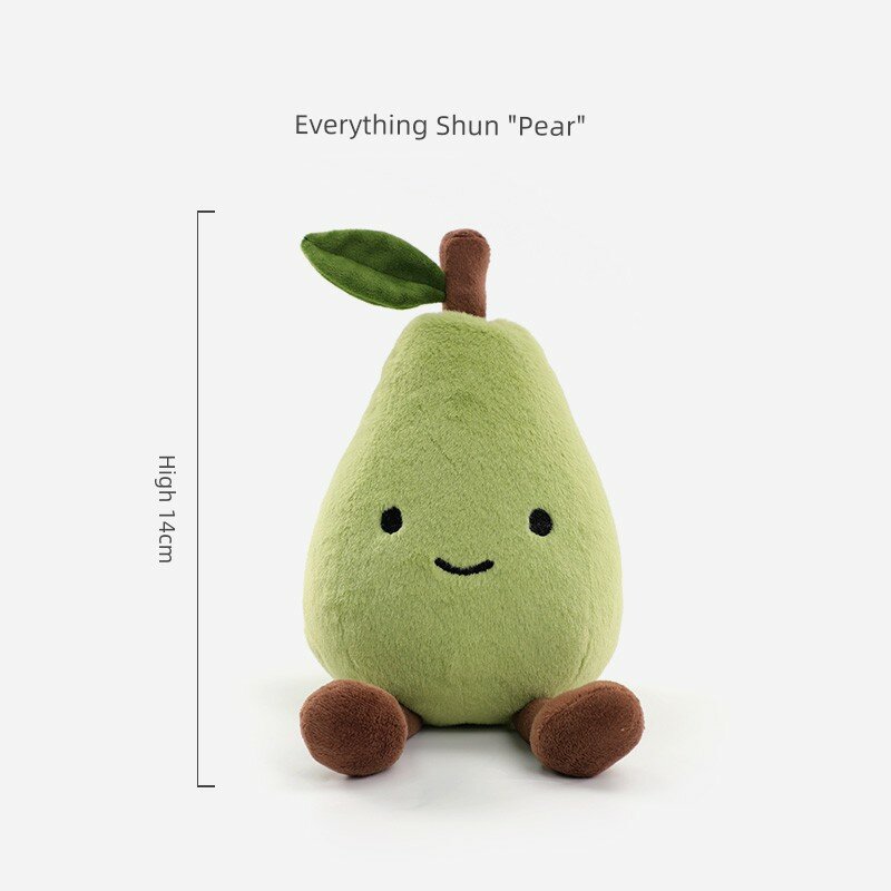 Мягкая игрушка RECUR Juicy Water Pear Fun Fruit Series: милый плюшевый куколка-подарок Сочный Груша (маленький размер)