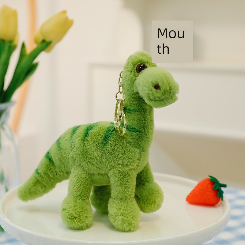 Милый брелок-динозавр с длинным шеей, маленькая кукла, украшение для рюкзака, подвеска для сумки, игрушка для мальчиков