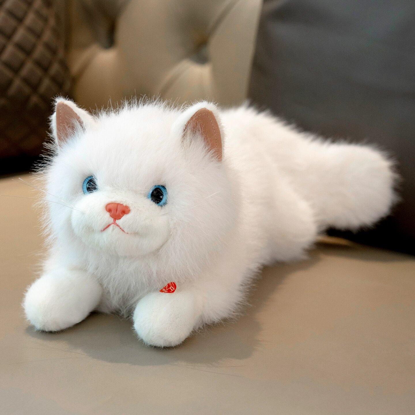 Мягкая игрушка-кошка Рэгдолл, плюшевый котенок для девочек, для сна на кровати, кукла-компаньон для сна, подарок