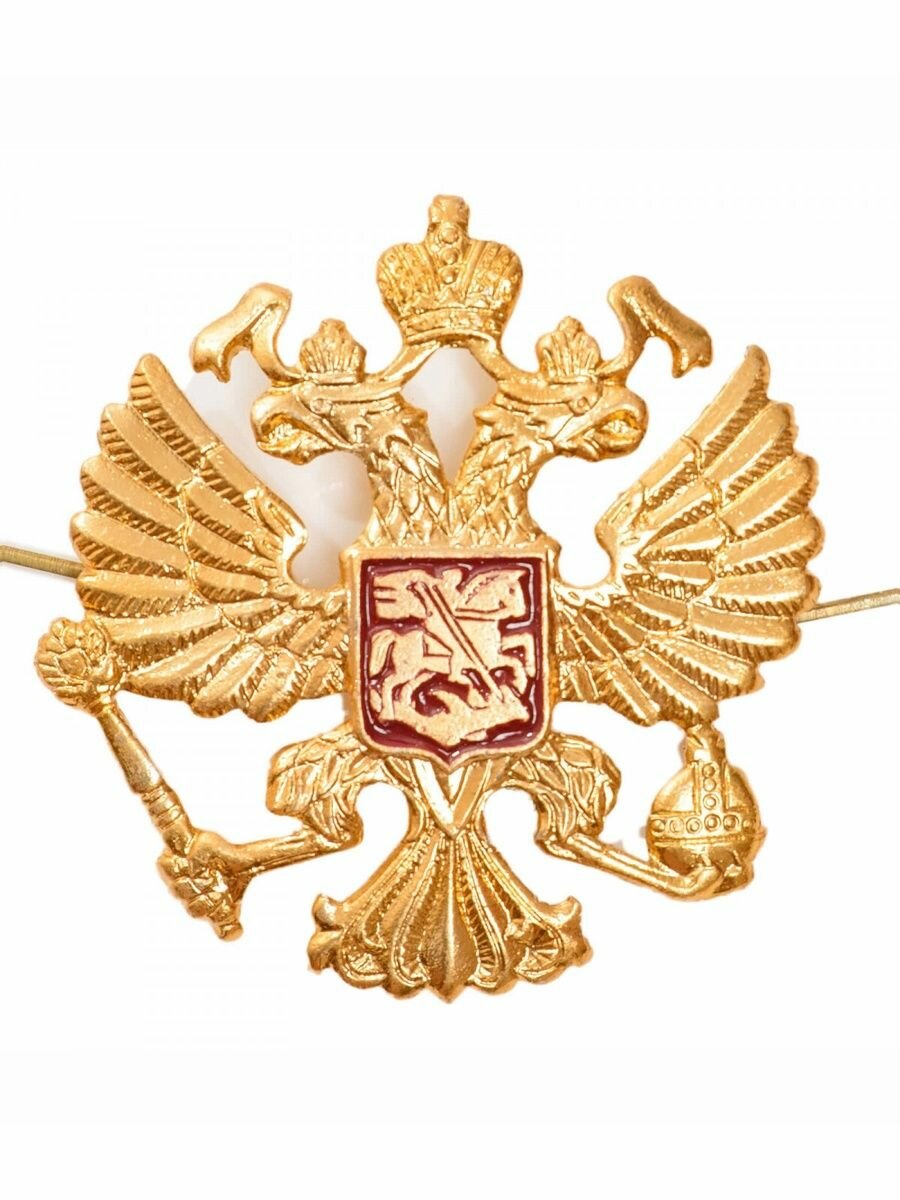 Орел на фуражку круглый