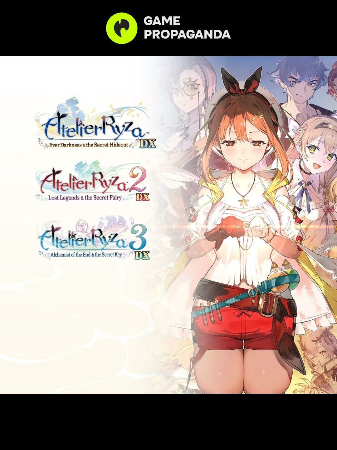 Игра Atelier Ryza Secret Trilogy Deluxe Pack PS4, PS5 + 151 TRY на баланс PSN. Турция. Цифровая версия