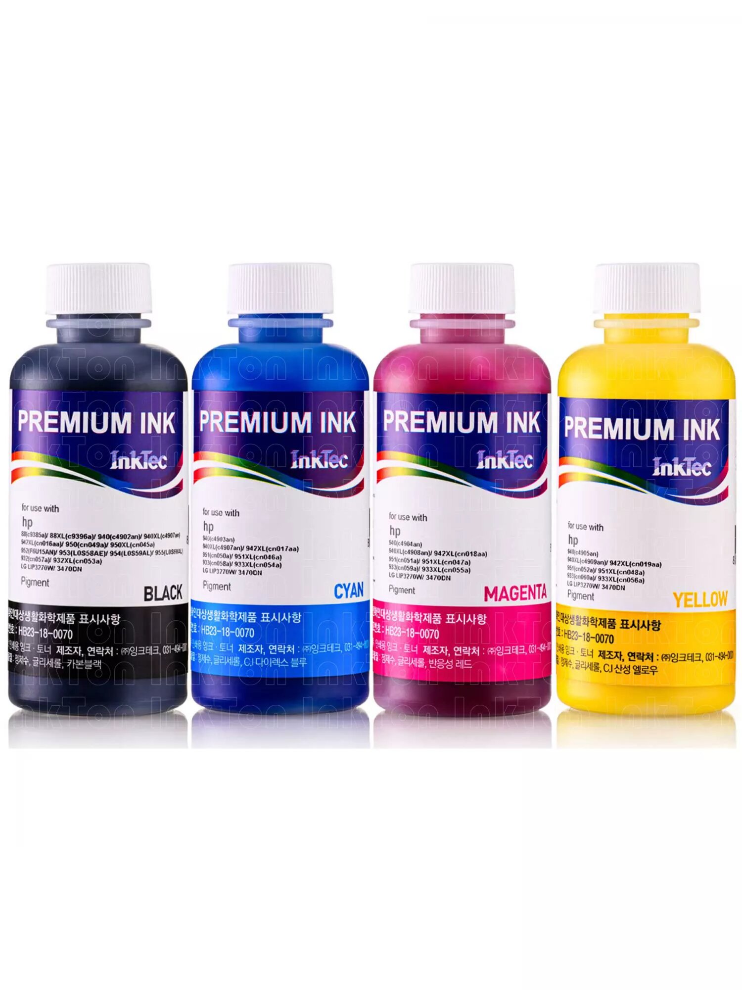 Чернила для HP OfficeJet Pro 7740, 8210, 8218, 8710, 8715, 8720, 8725, 8730, 8740, HP 953 XL, 400 мл, комплект