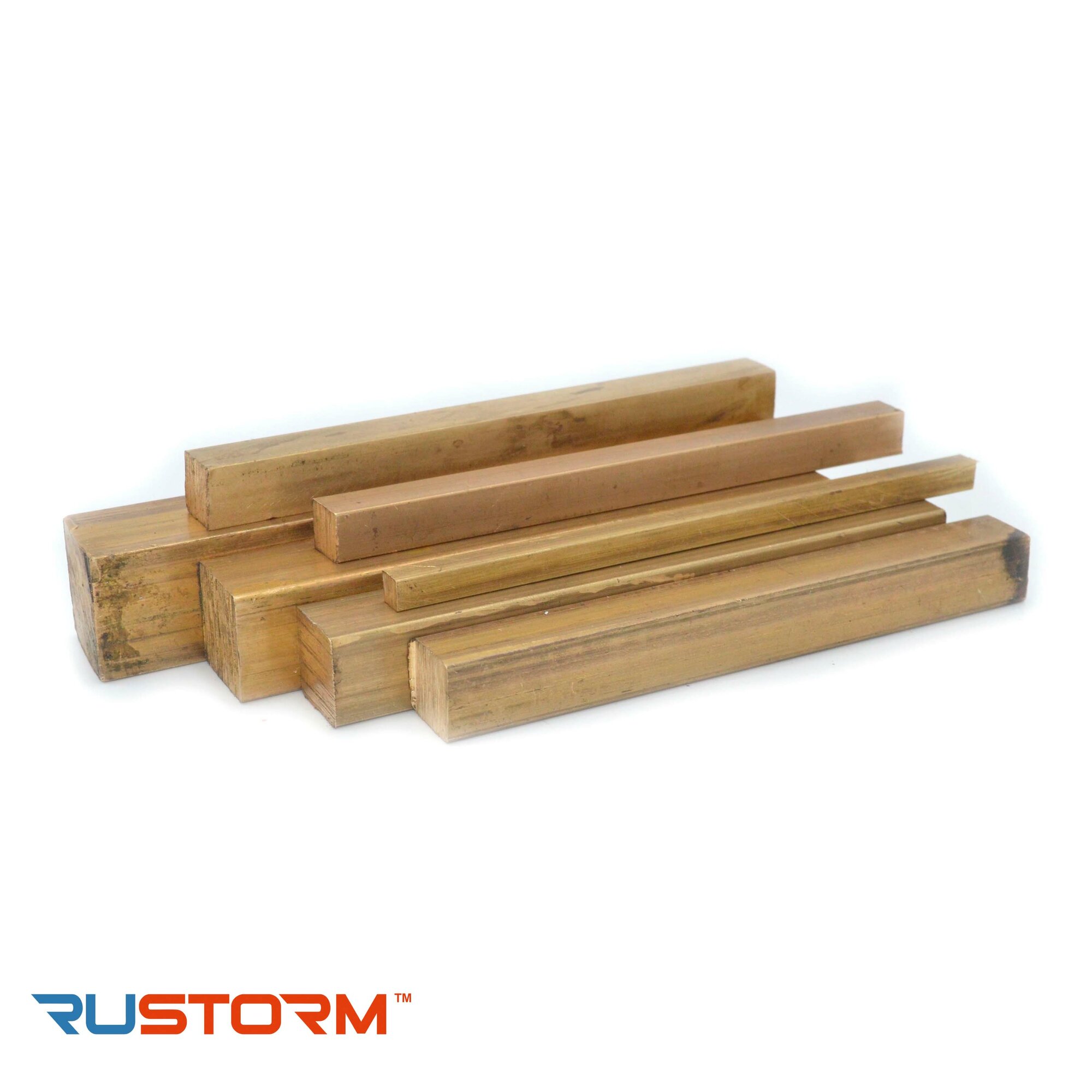 Латунный квадрат 6х6х200 мм ЛС59-1 заготовка (пруток, стержень)