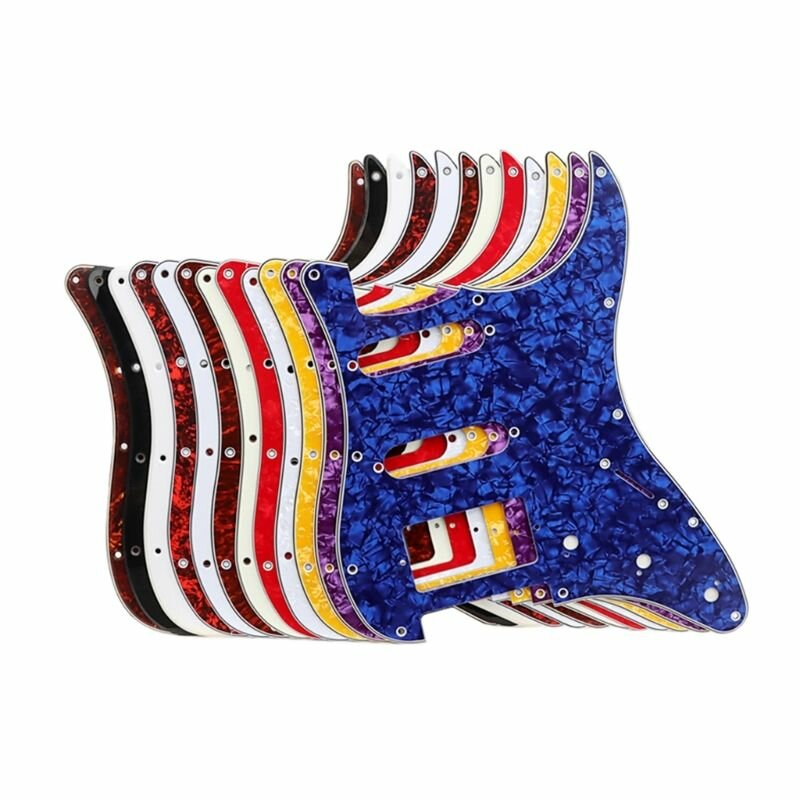3-слойная 11-луная электрогитара Pickguard Anti-Scratch Pearl Plate Cover для аксессуаров ST SQ