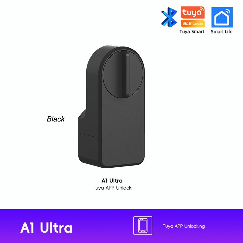 Умный замок RAYKUBE A1 Ultra Black Tuya