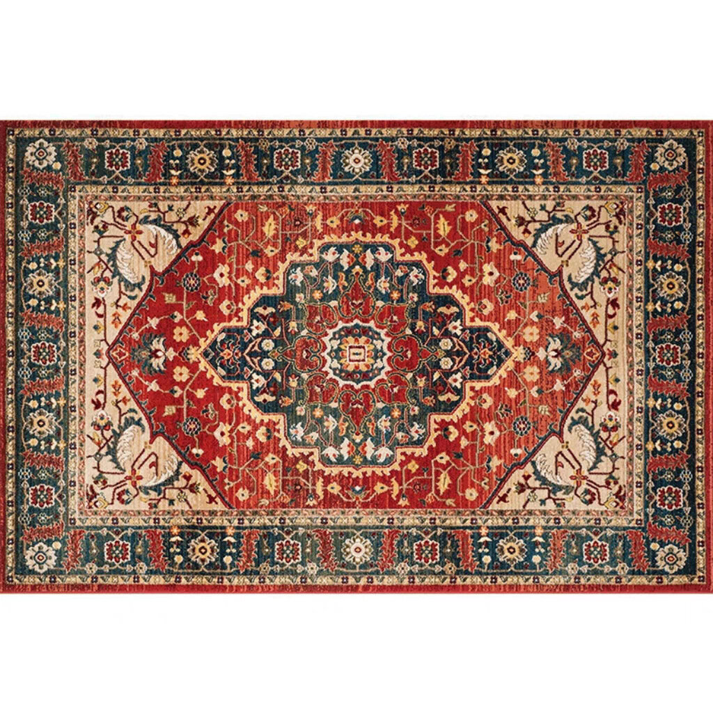 Ковер с имитацией кашемира, дышащий, с силиконовым основанием, в скандинавском марокканском стиле, для гостиной, нескользящий, большой площади