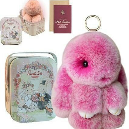Ключница Bunny Lulu с жестяным крестом, Amazon, Пасха, Рождество, новый кролик