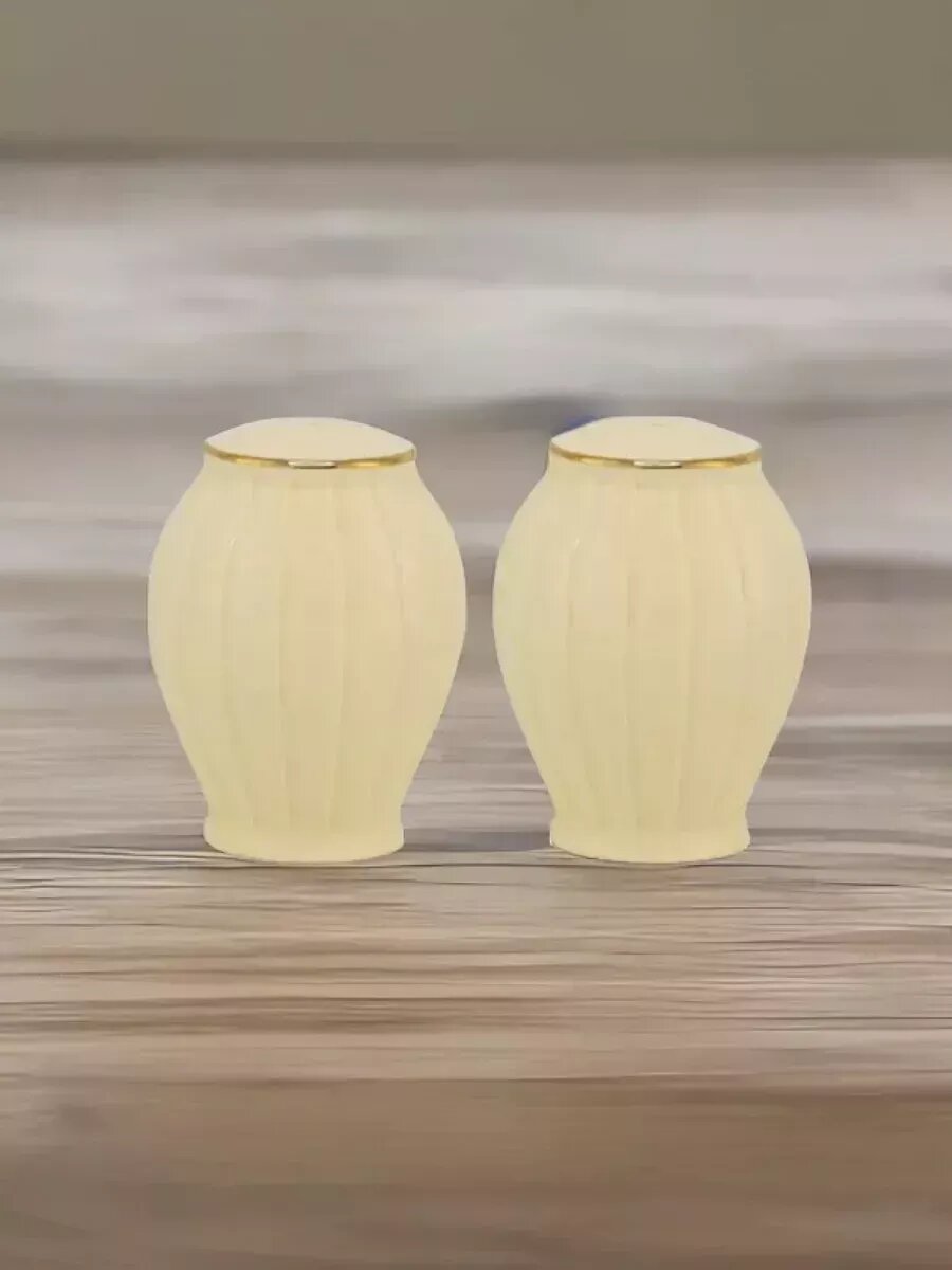 Солонка и перечница Lenardi Marzipan, из фарфора