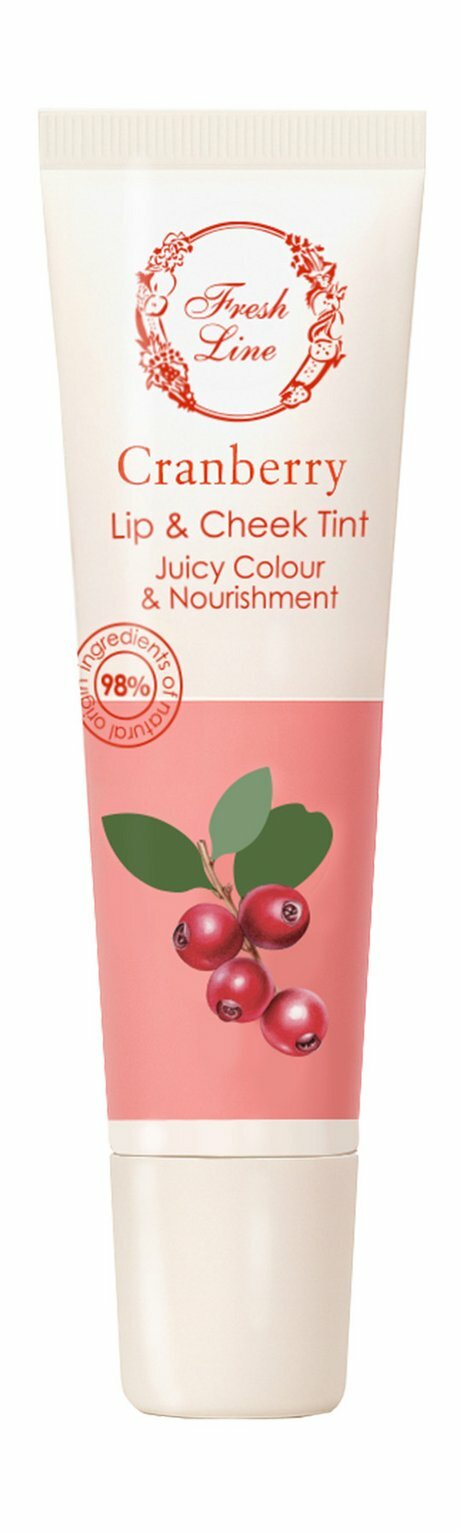 Fresh Line Cranberry Lip Cheek Tint Блеск для губ 10 мл/гр