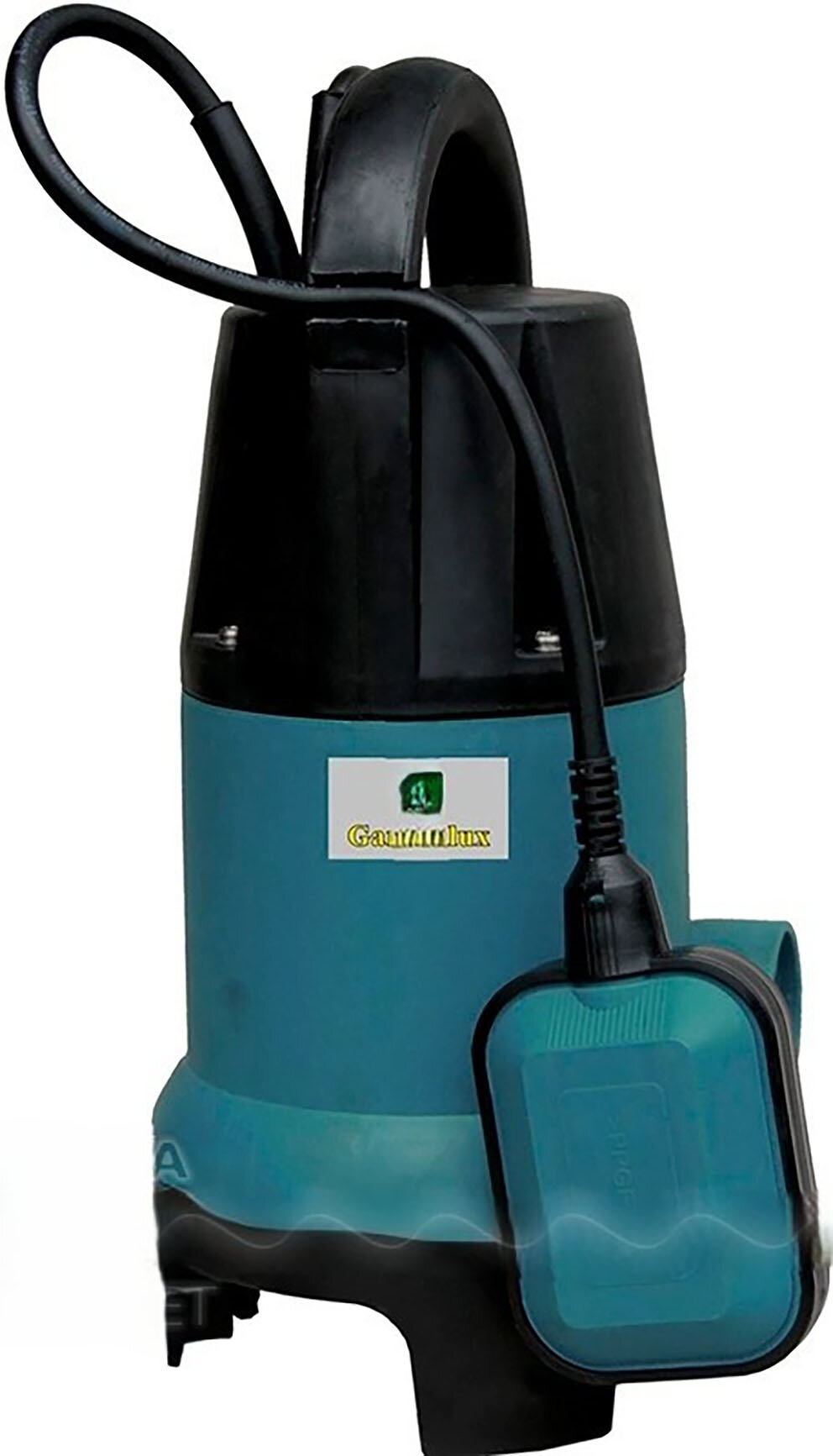 Погружной насос для грязной воды Gardenlux WPD0900P 900Вт. 14,4 м. куб/ч. 10м.