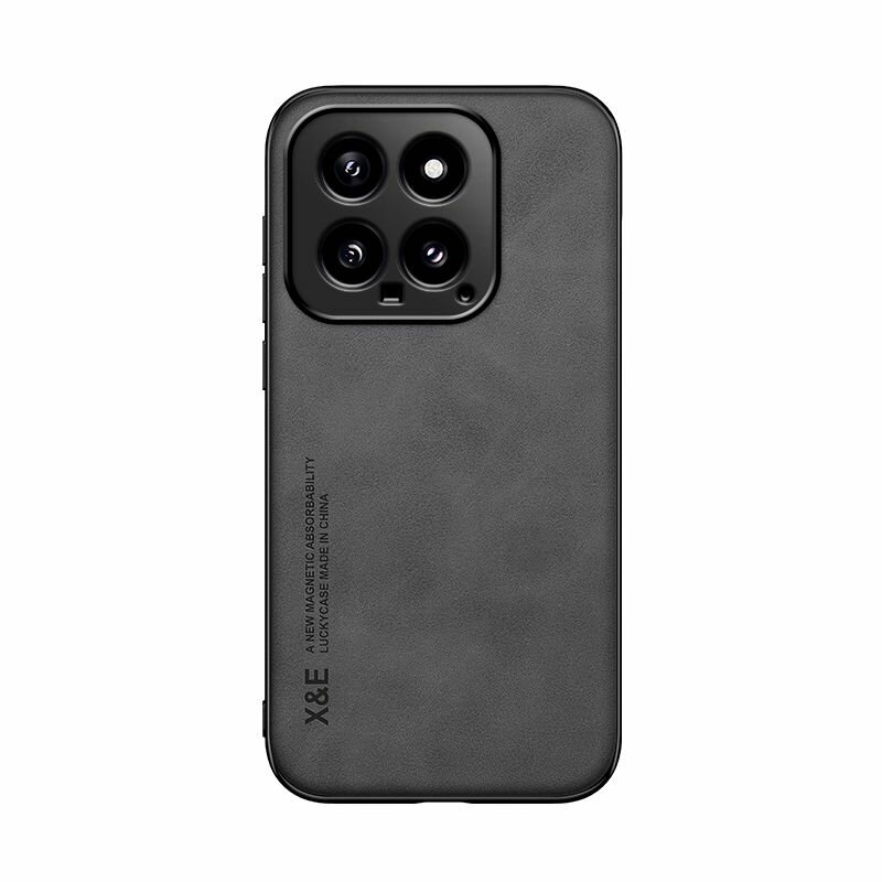 Чехол на Xiaomi 14 Роскошная кожа противоударный с защитой камеры